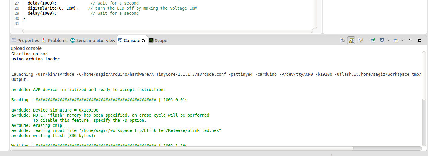 Attiny As Arduino With Eclipse The Impossible Code