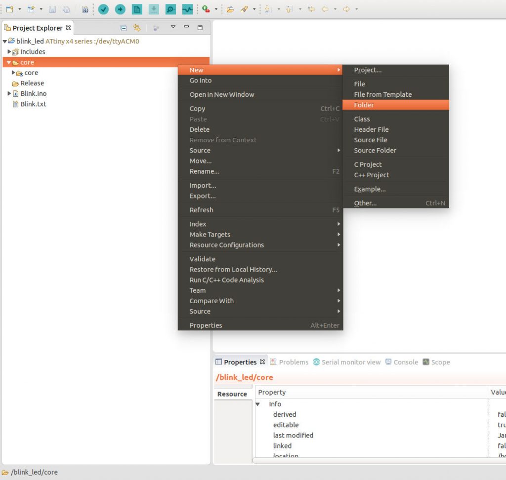 ATtiny as Arduino with Eclipse - The Impossible Code